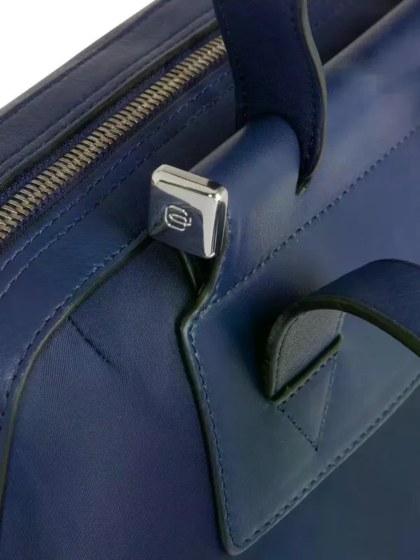 PIQUADRO Leather-panelled Laptop Backpack