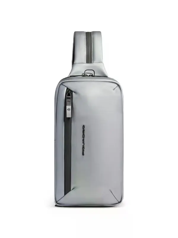 PIQUADRO Convertible Backpack Sling Bag - Silver