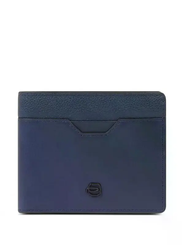 PIQUADRO Grained-leather Wallet - Blue