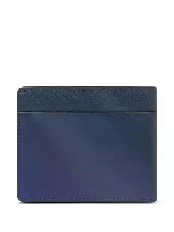 PIQUADRO Grained-leather Wallet - Blue