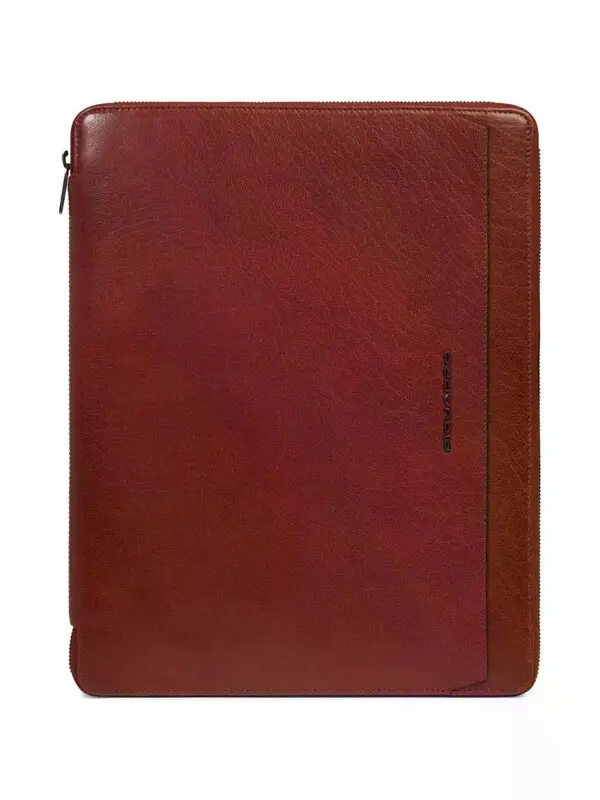PIQUADRO Logo-plaque Ipad® Case - Brown