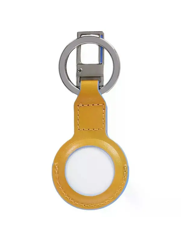 PIQUADRO Airtag® Leather Keychain - Neutrals
