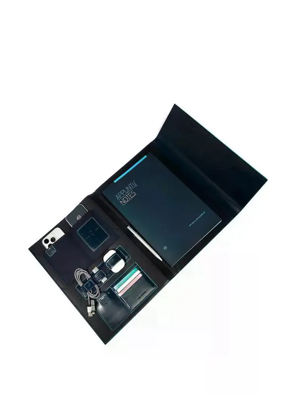 PIQUADRO Leather Notepad Holder