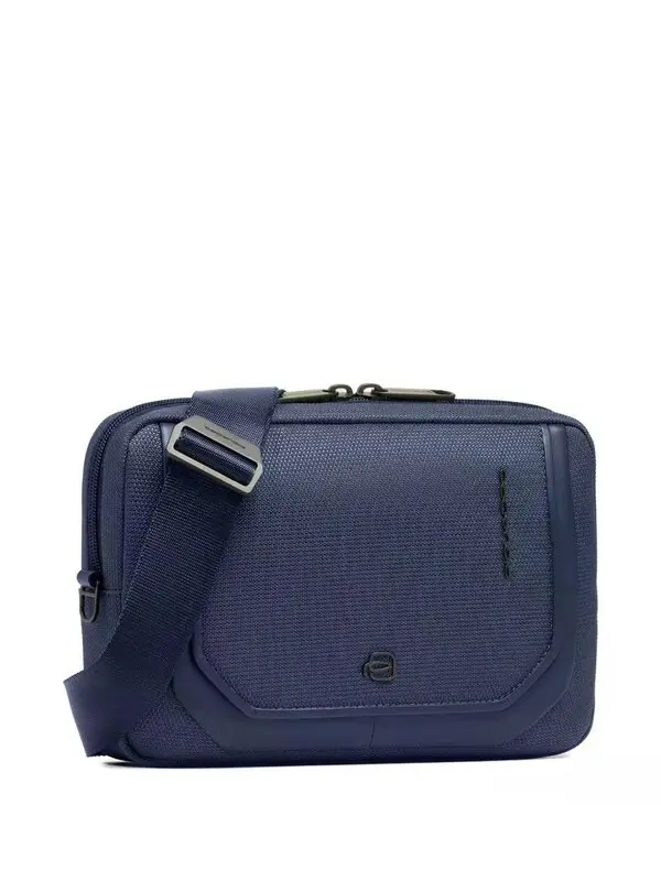 PIQUADRO Leather Trimmed Clutch Bag
