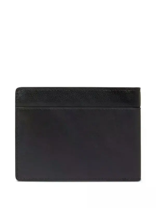 PIQUADRO Logo-plaque Leather Wallet - Black