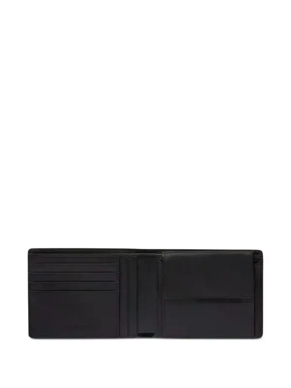 PIQUADRO Logo-plaque Leather Wallet