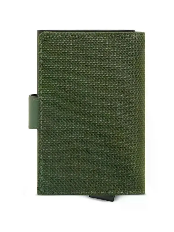 PIQUADRO Pop-up Leather-trim Cardholder