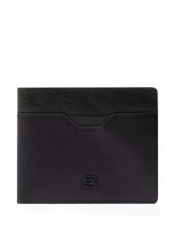 PIQUADRO Flip-up Id-window Wallet - Black