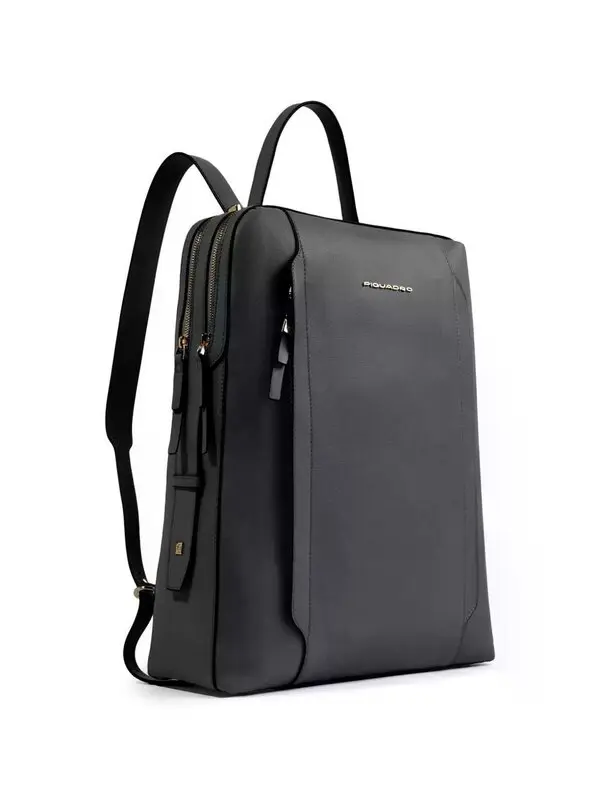 PIQUADRO Logo Plaque Backpack