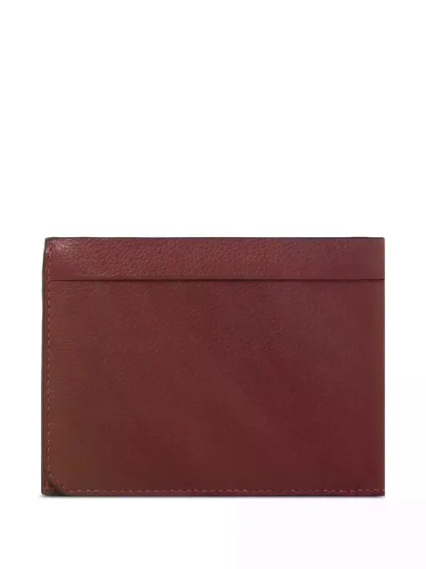 PIQUADRO Flip-up Leather Wallet - Red