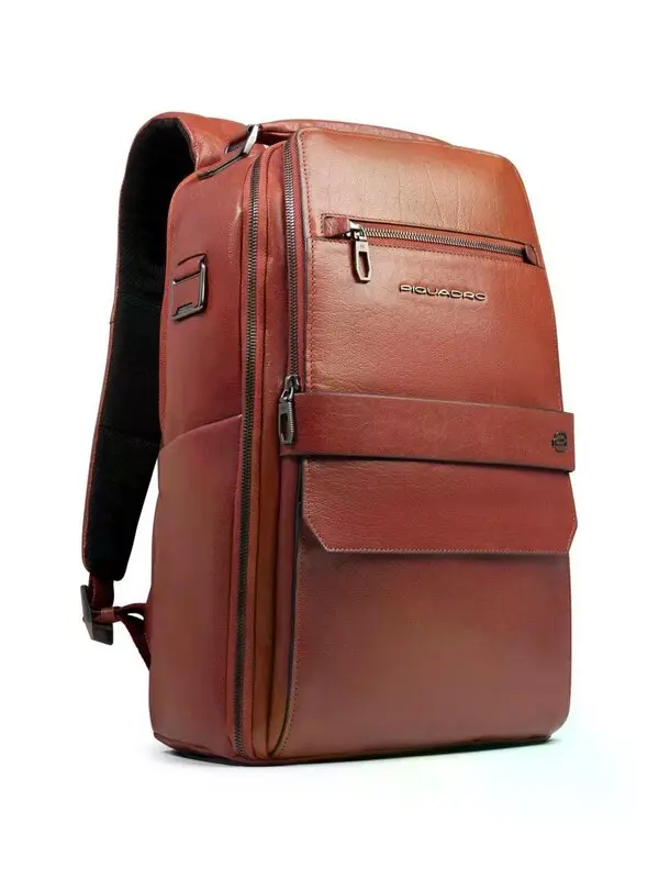 PIQUADRO Logo Plaque Backpack