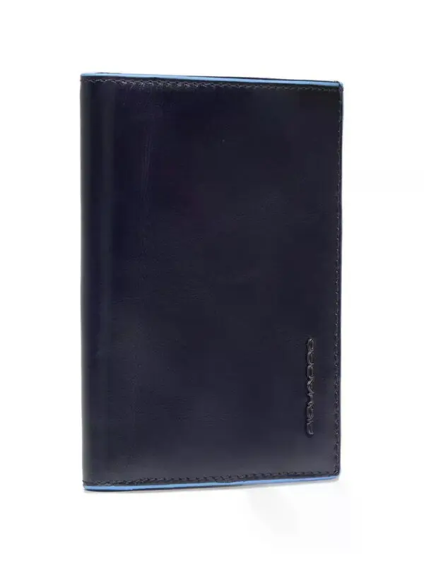 PIQUADRO Vertical Leather Wallet