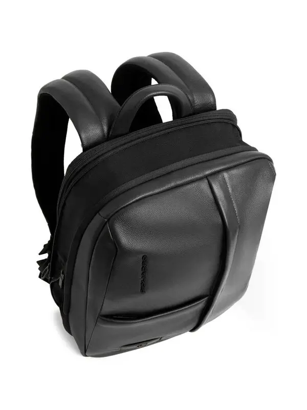 PIQUADRO Expandable Laptop Backpack - Black