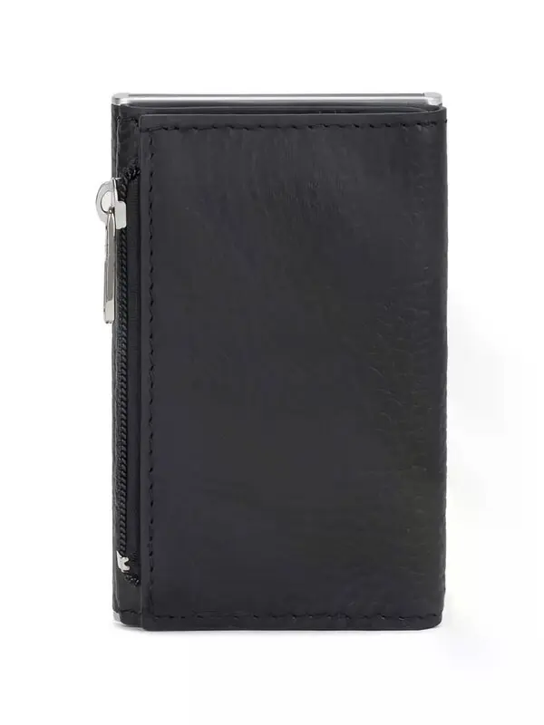 PIQUADRO Bi-fold Leather Wallet - Black