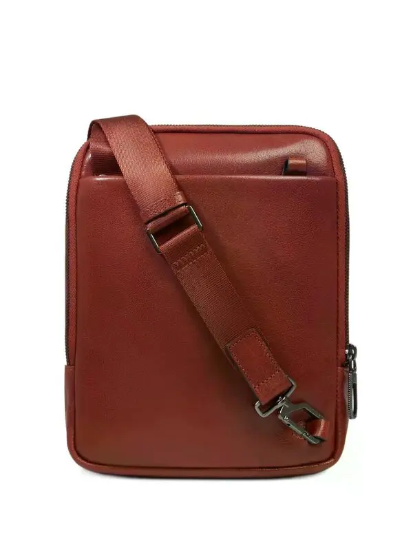PIQUADRO Leather Messenger Bag