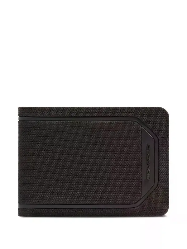 PIQUADRO Logo-detail Bifold Wallet - Black