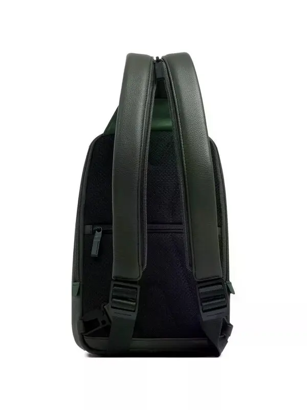PIQUADRO Leather Backpack - Green