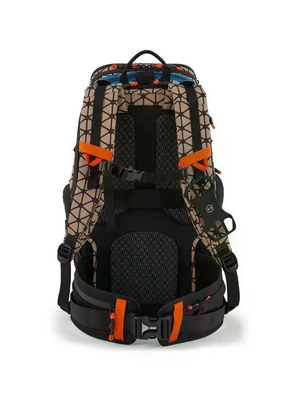 PIQUADRO Hexagon Print Backpack