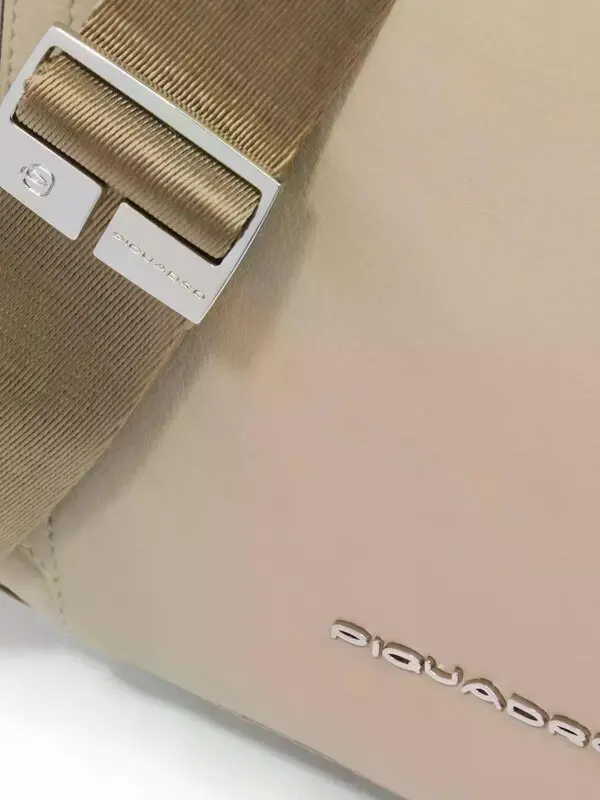 PIQUADRO Panelled Logo-lettering Shoulder Bag