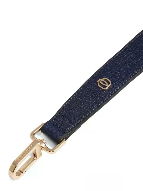 PIQUADRO Grained Leather Laptop Bag