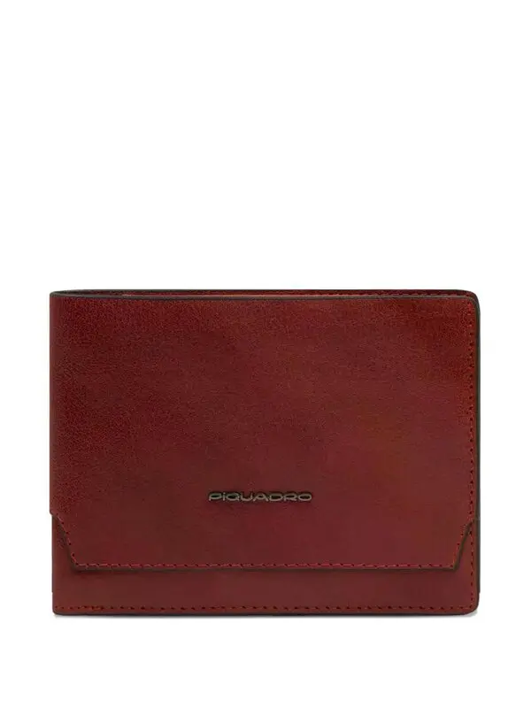 PIQUADRO Solm Leather Wallet - Red