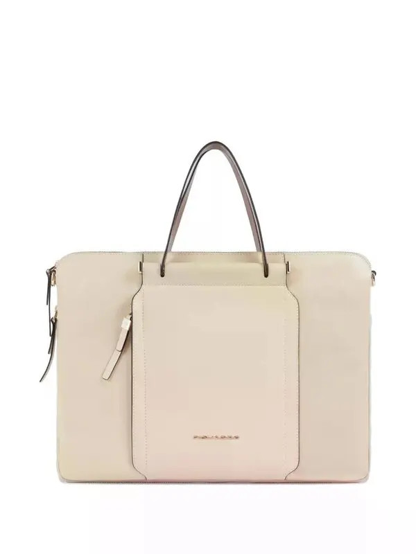 PIQUADRO Leather Laptop Bag