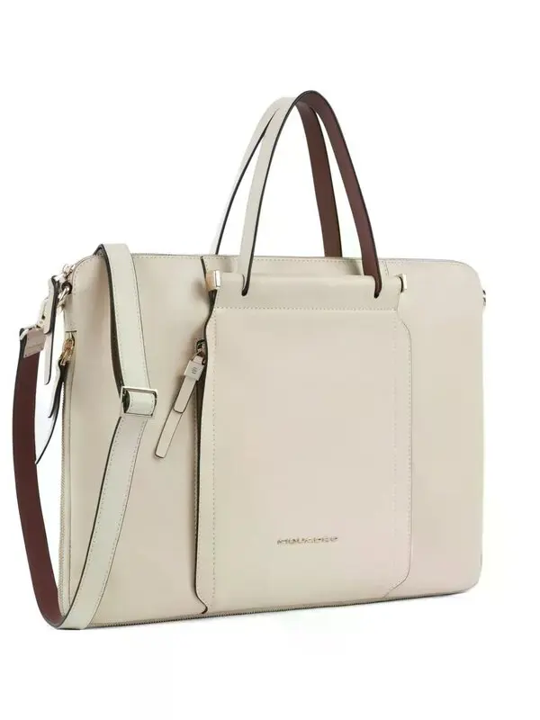 PIQUADRO Leather Laptop Bag