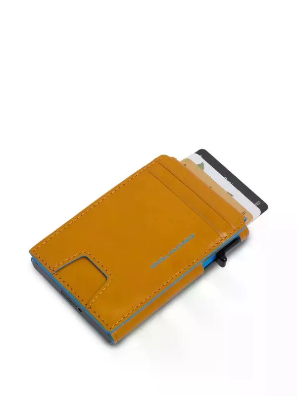 PIQUADRO Pop-up Leather Card Holder