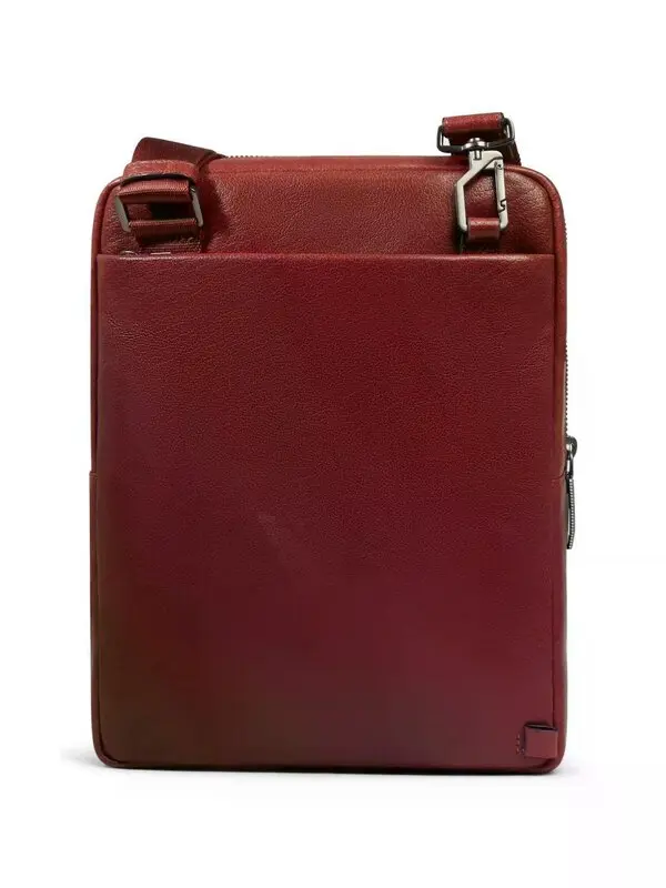 PIQUADRO Leather Ipad® Crossbody Bag - Brown