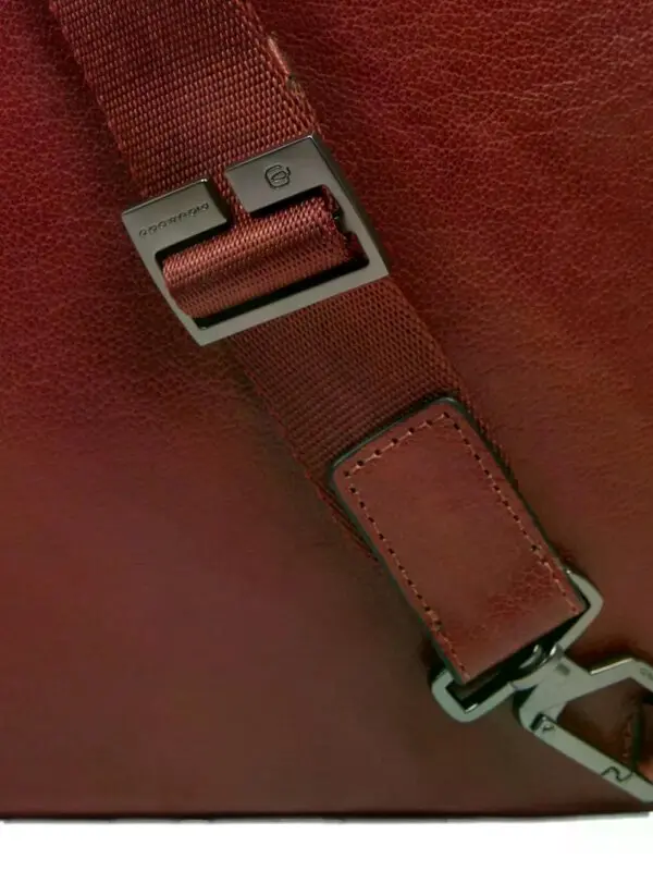 PIQUADRO Leather Ipad® Crossbody Bag