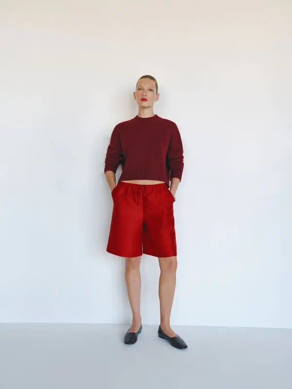 REFORMATION Sandy Short - Red