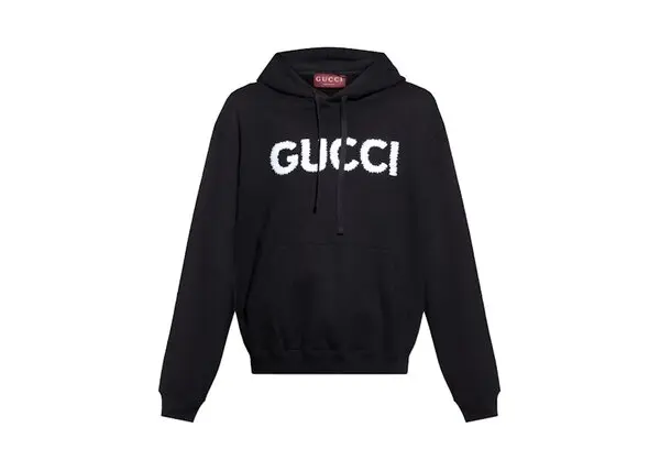 Gucci Embroidered Logo Hoodie