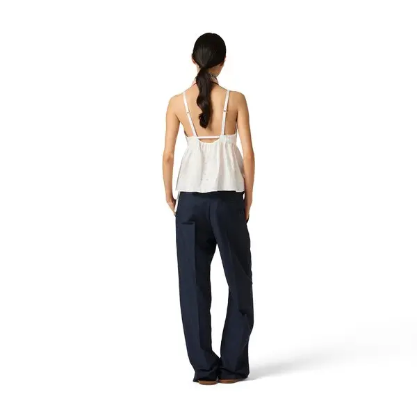 Miu Miu Eyelet Poplin Camisole Top