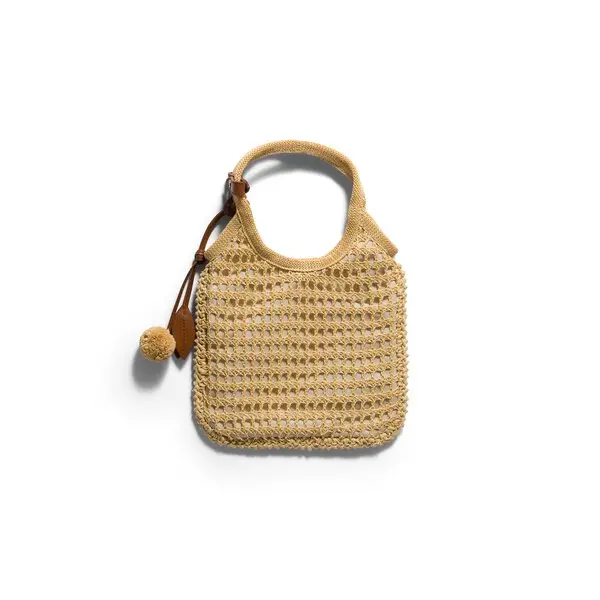 Miu Miu Ivy Raffia Crochet Handbag