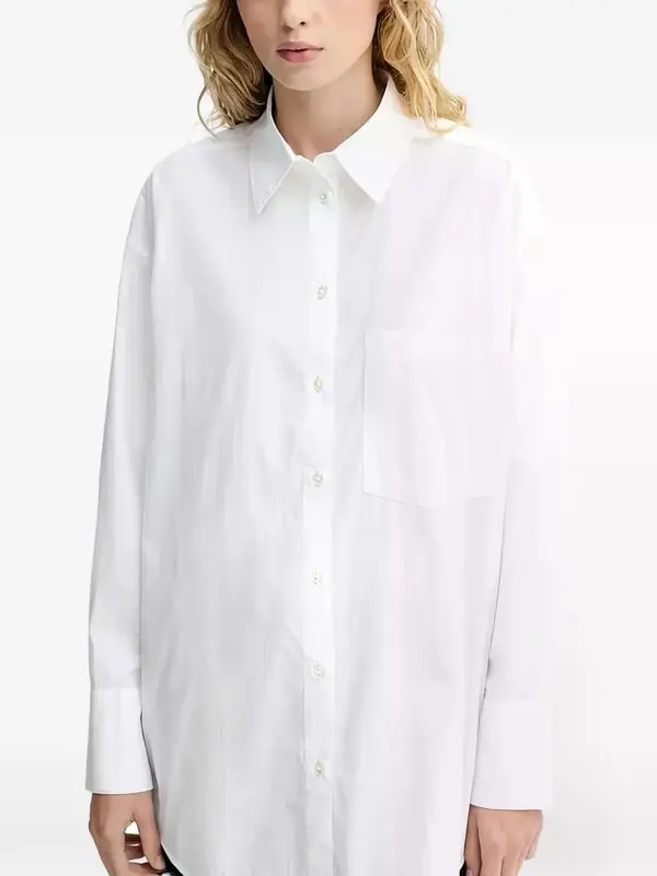 Marc O'polo Oversized Button-down Shirt With Chest Pocket