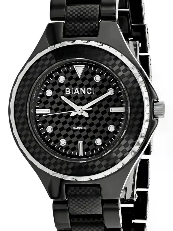 ROBERTO BIANCI Casaria Checkered Bezel Watch