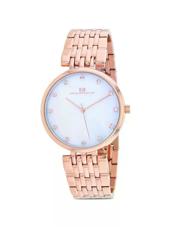OCEANAUT 36mm Quartz Watch With Multi-link Bracelet