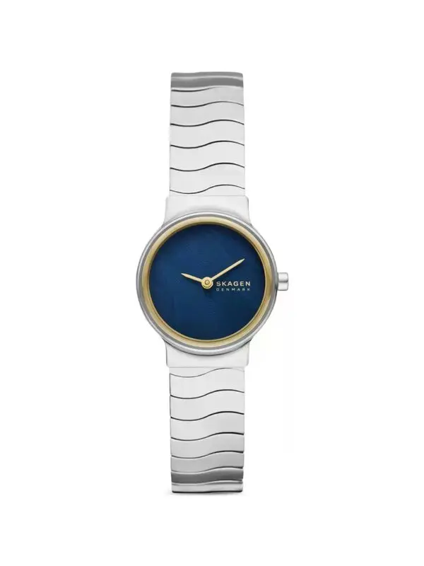 Skagen Freja Lille Wavy-strap Watch - Blue