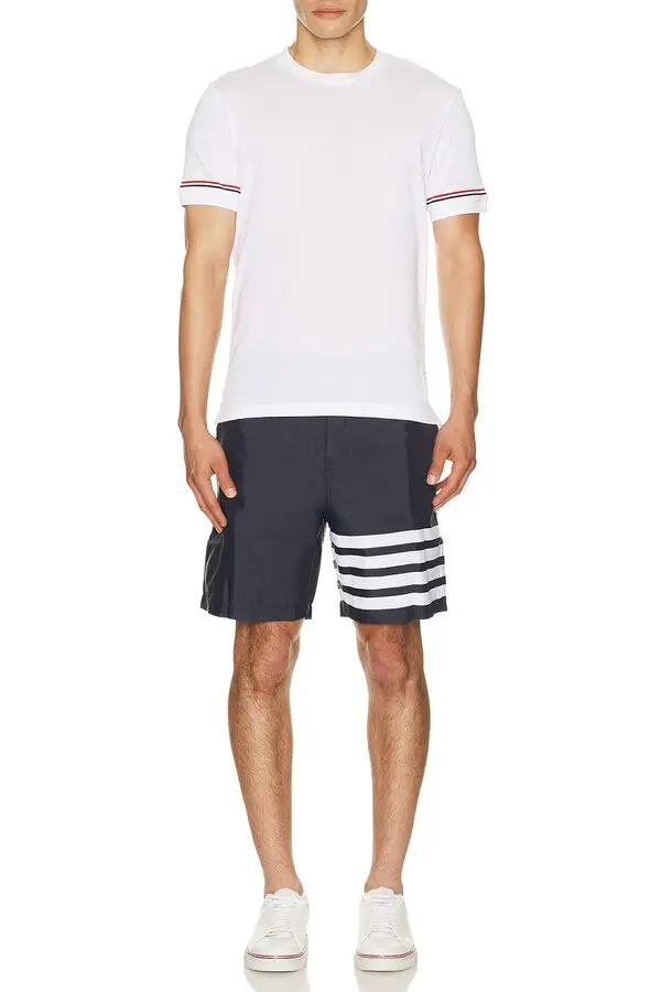 Thom Browne Button Front Board Shorts