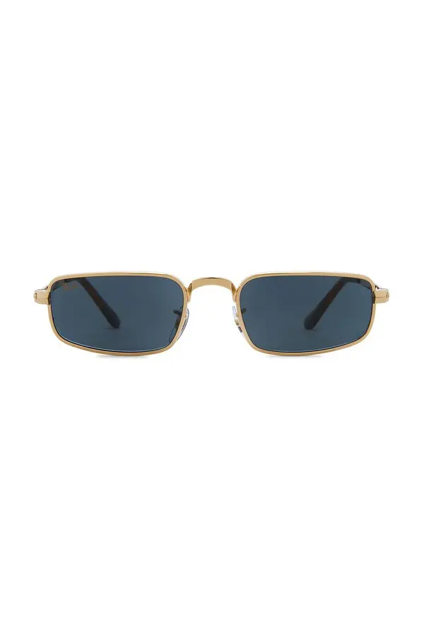 Ray-ban X A$ap Rocky Rectangle Sunglasses - Polished Arista Gold & Blue