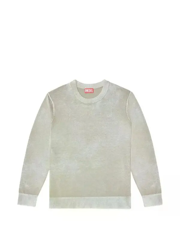 DIESEL® Logo Embroidered Cotton Jumper