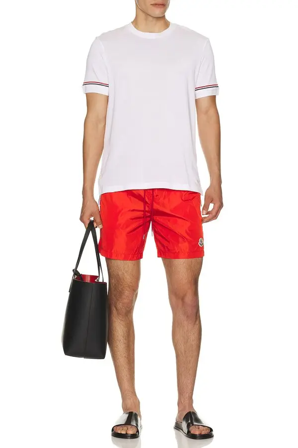 Moncler Swim Shorts - Aurora Red