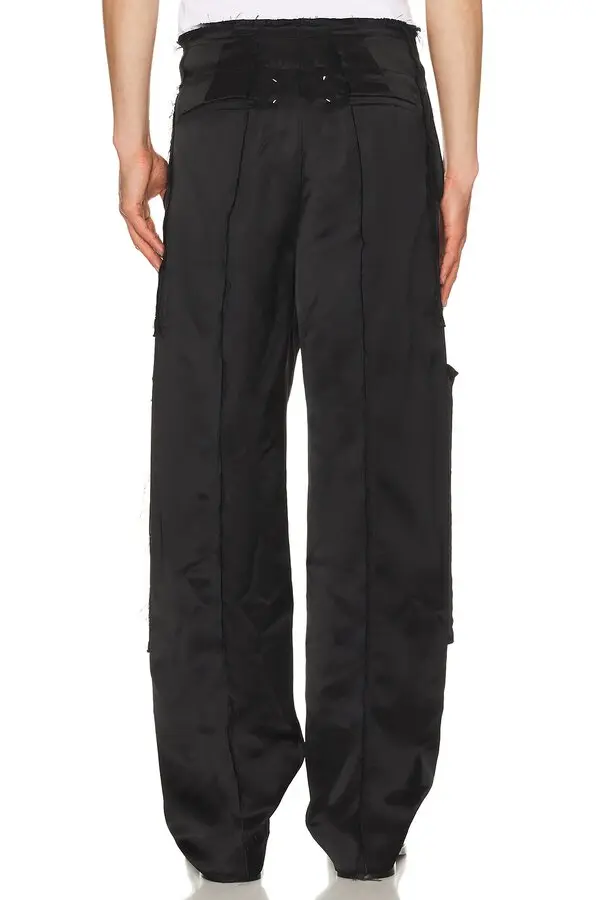 MAISON MARGIELA Deconstructed Satin Trousers