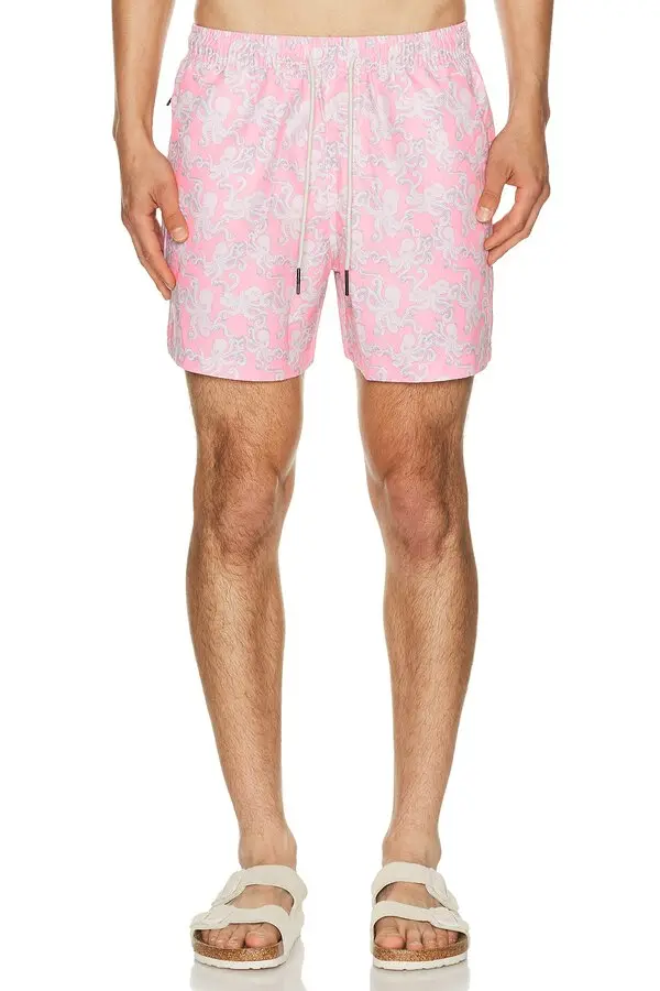 Oas Octo Swim Shorts - Pink