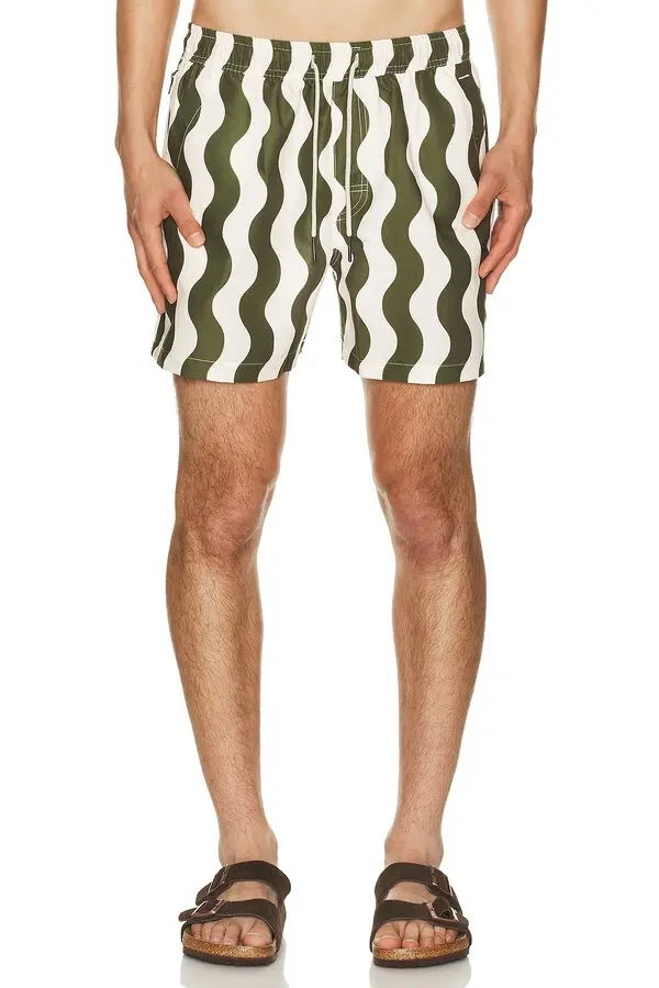 Oas Waver Swim Shorts - Forest