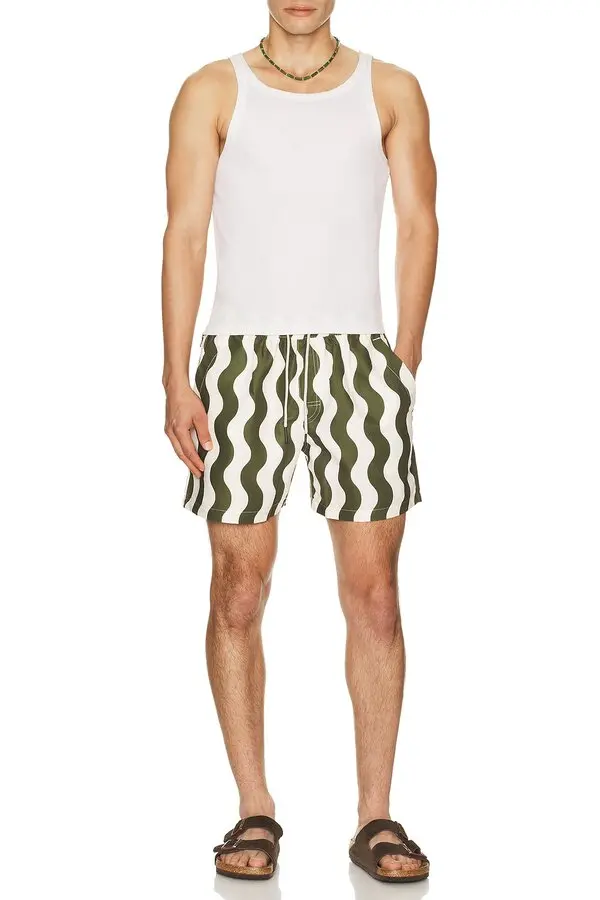 Oas Waver Swim Shorts - Forest