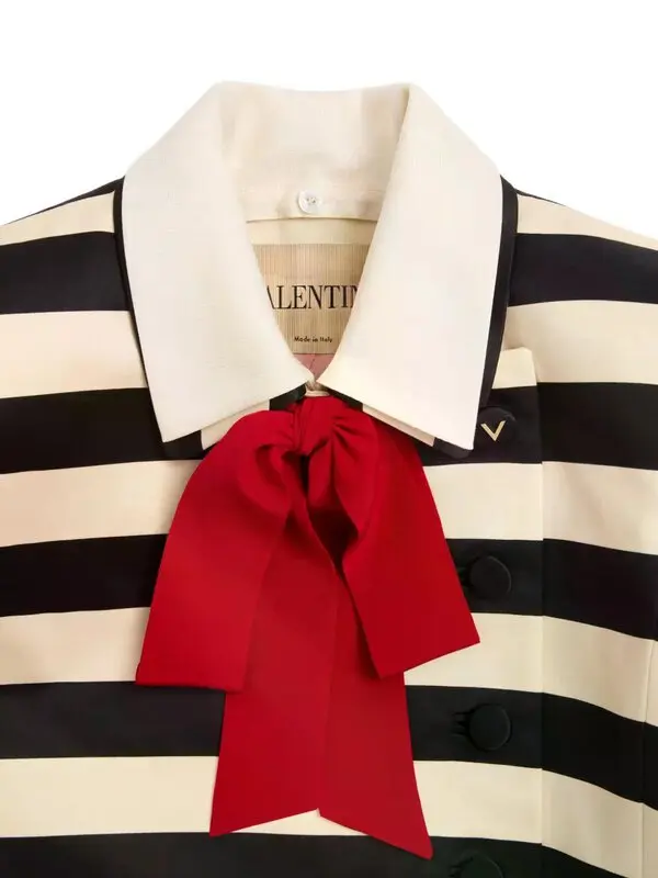 Valentino Garavani Maxi Barré Cotton Satin Jacket