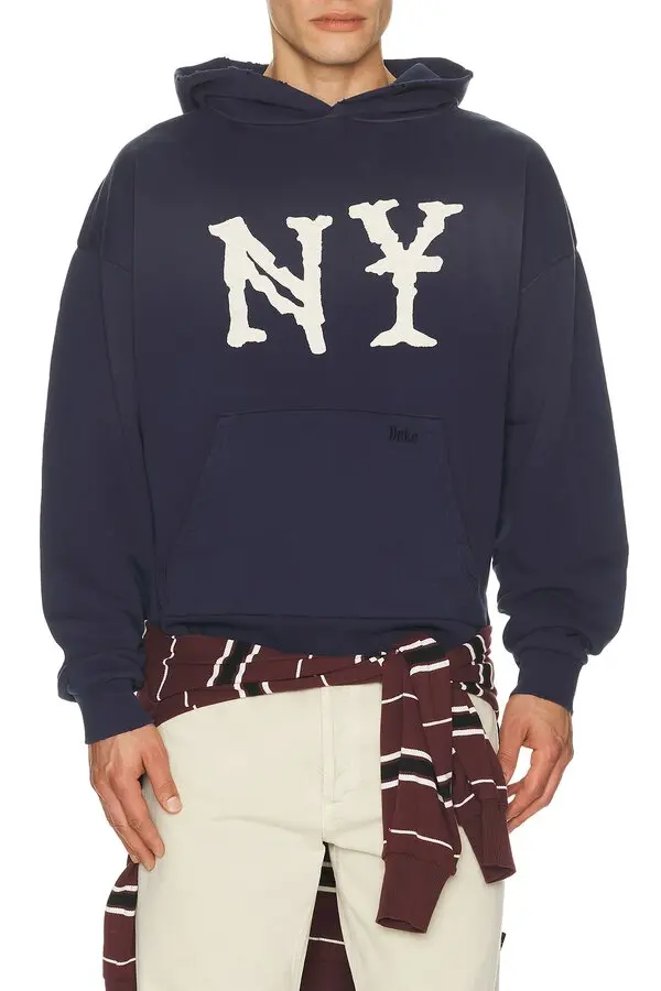 DUKE + DEXTER Ny Embroidered Hoodie