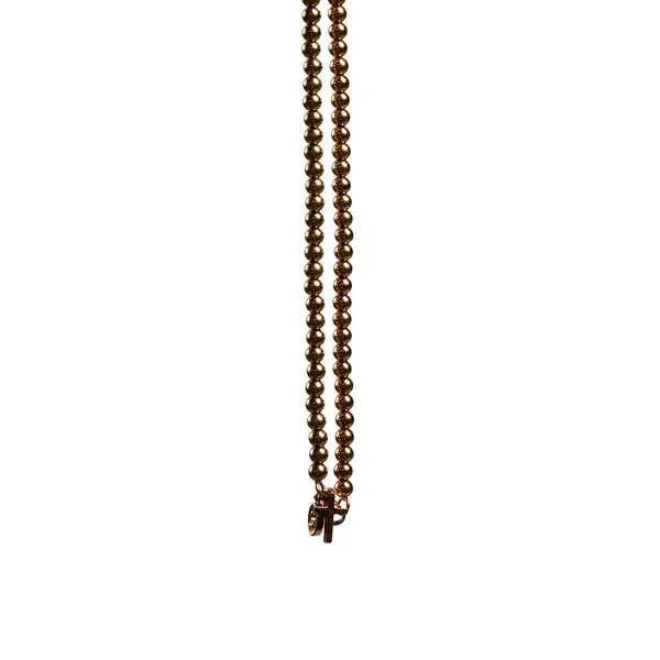 ISAIAH 54:17 Cross And Mother Mary Pendant Necklace
