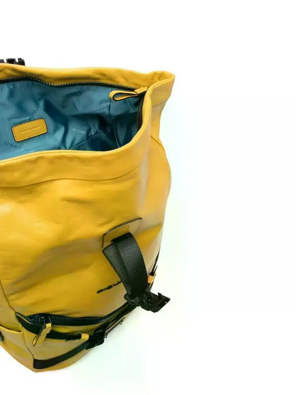 PIQUADRO Debossed Logo Detail Backpack